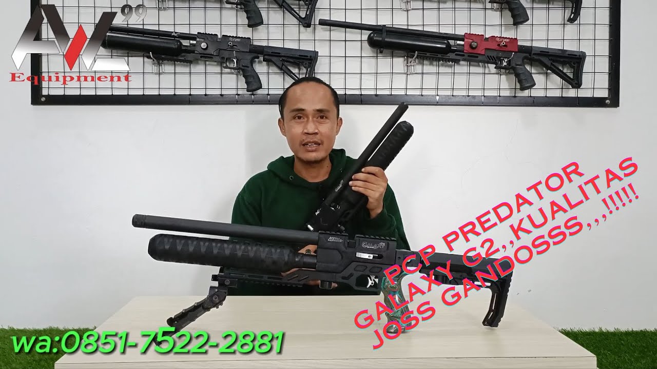 NEW BOGEL !!! RIEVEW PCP PREDATOR GALAXY G2 TERBARU - YouTube