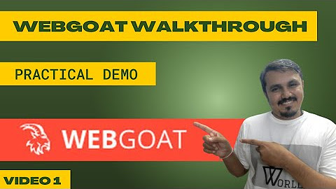 webgoat tutorials - YouTube
