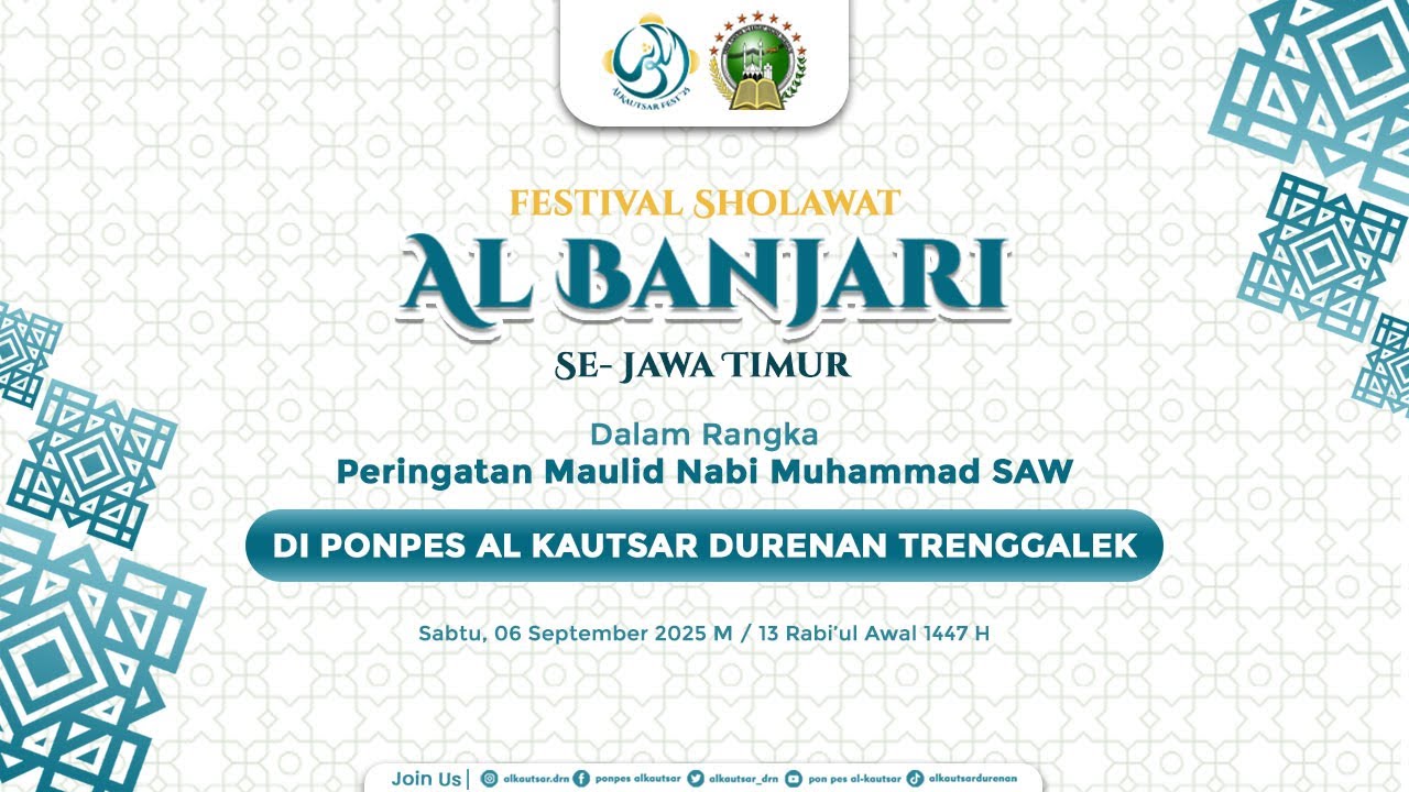 🔴FESTIVAL SHOLAWAT AL BANJARI | AL KAUTSAR FEST 2025 | SHIFT 2 - YouTube