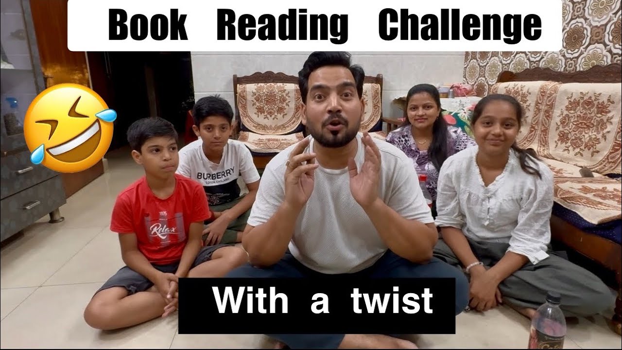 Book Reading Challenge 😮 With a Twist 😂 - YouTube