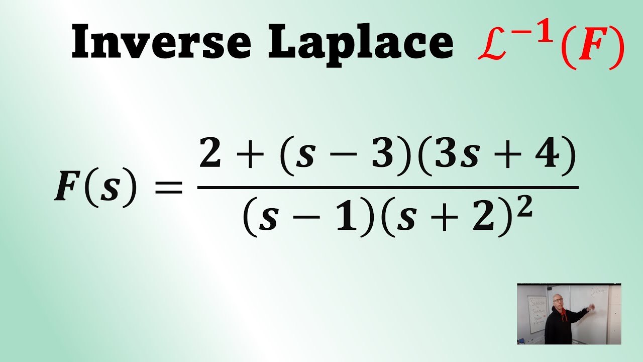 Inverse Laplace Transform with an Indice in the Denominator - YouTube