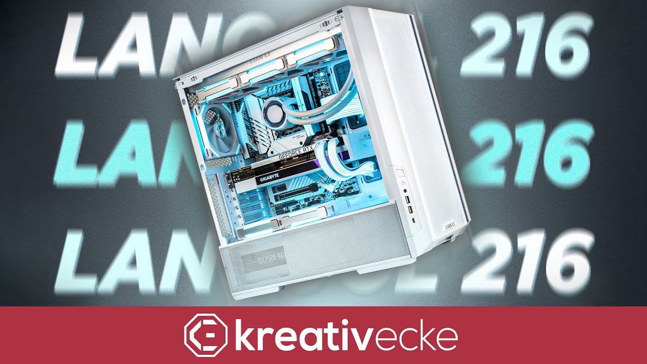 Lian Li Lancool 216: All White Build mit Marcel und Kreativecke - YouTube