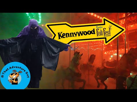 Opening weekend of Kennywood's Phantom Fall Fest! Fire Damage ...