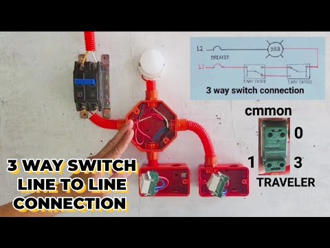 PAANO MAG INSTALL NG 3 WAY SWITCH. LINE TO LINE CONNECTION. - YouTube