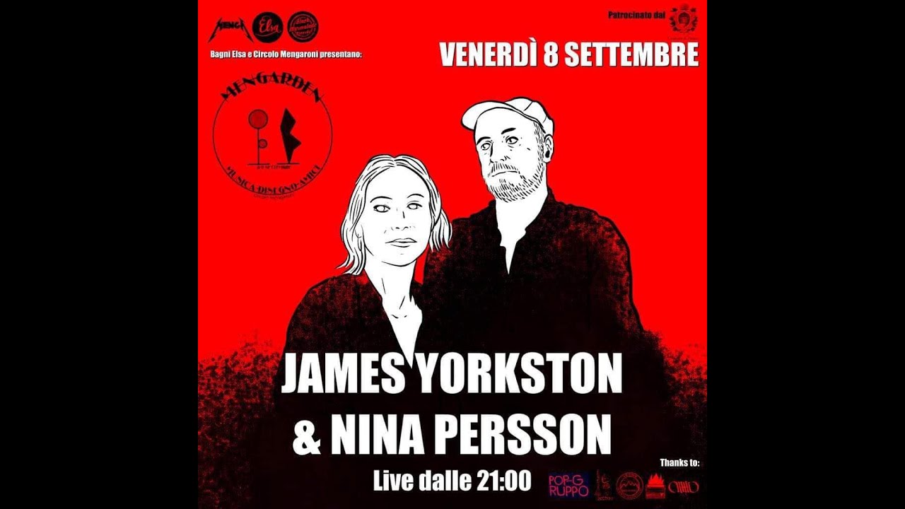 James Yorkstone & Nina Persson live at @Mengarden - YouTube