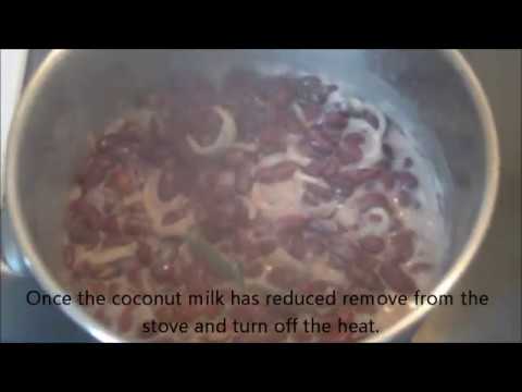 How to Make Maharagwe ( red kidney beans cooked in coconut milk) - YouTube