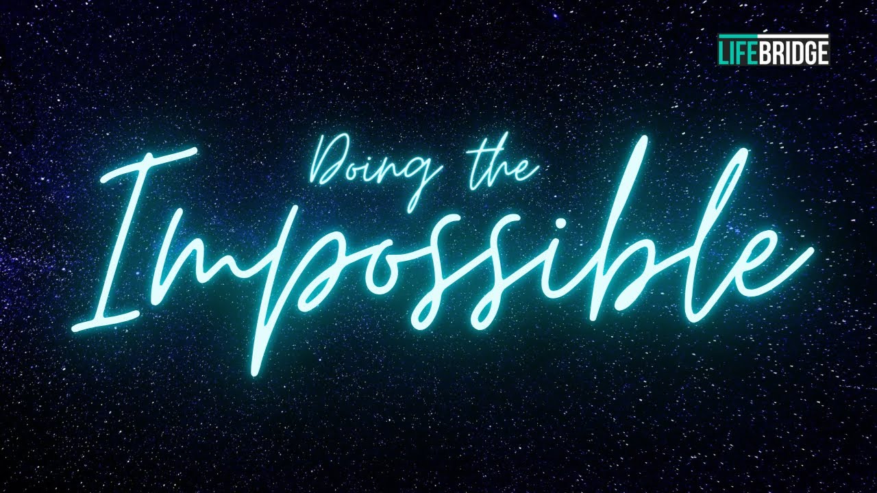 Doing The Impossible | Dr. S. Derlon - YouTube