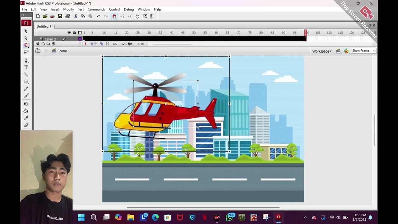 Tutorial Animasi Bergerak AdobeCs3 - YouTube