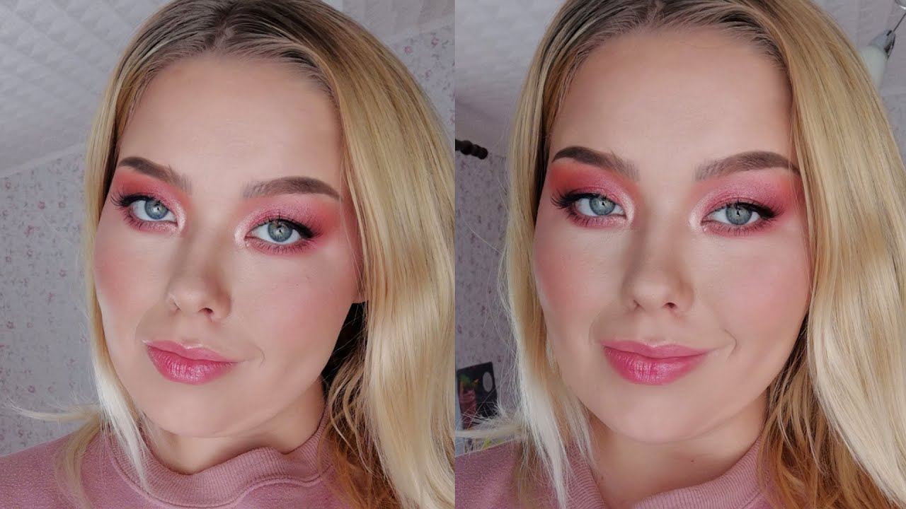 Dreamy pink makeup | Romantic shades of pink - YouTube
