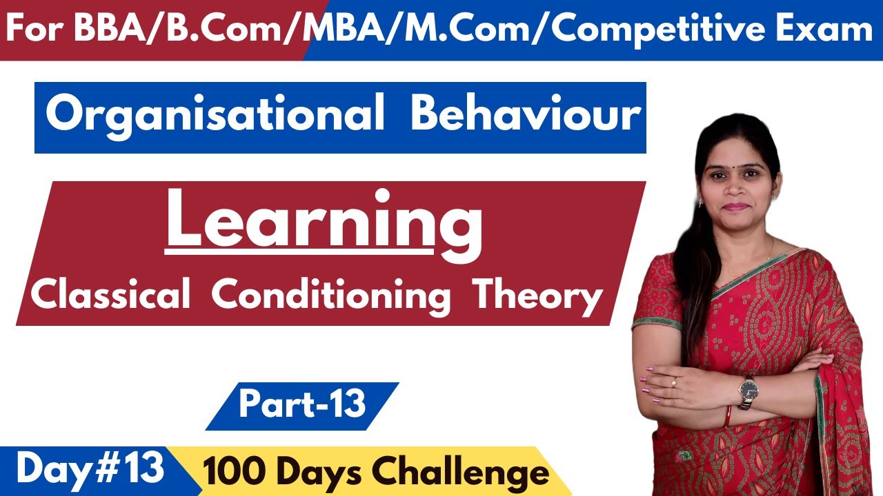 Classical Conditioning Theory Of Learning | Learning | Meaning ...