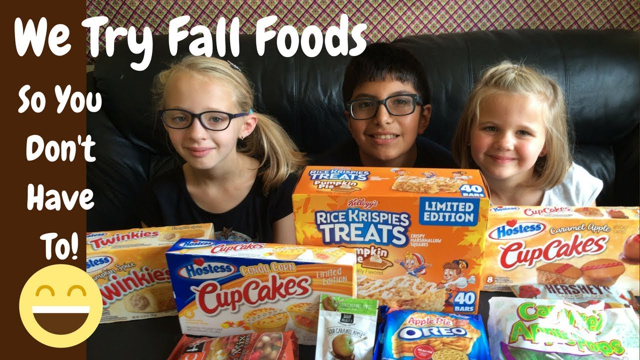 Fall Foods Taste Test with Friends!!! - YouTube