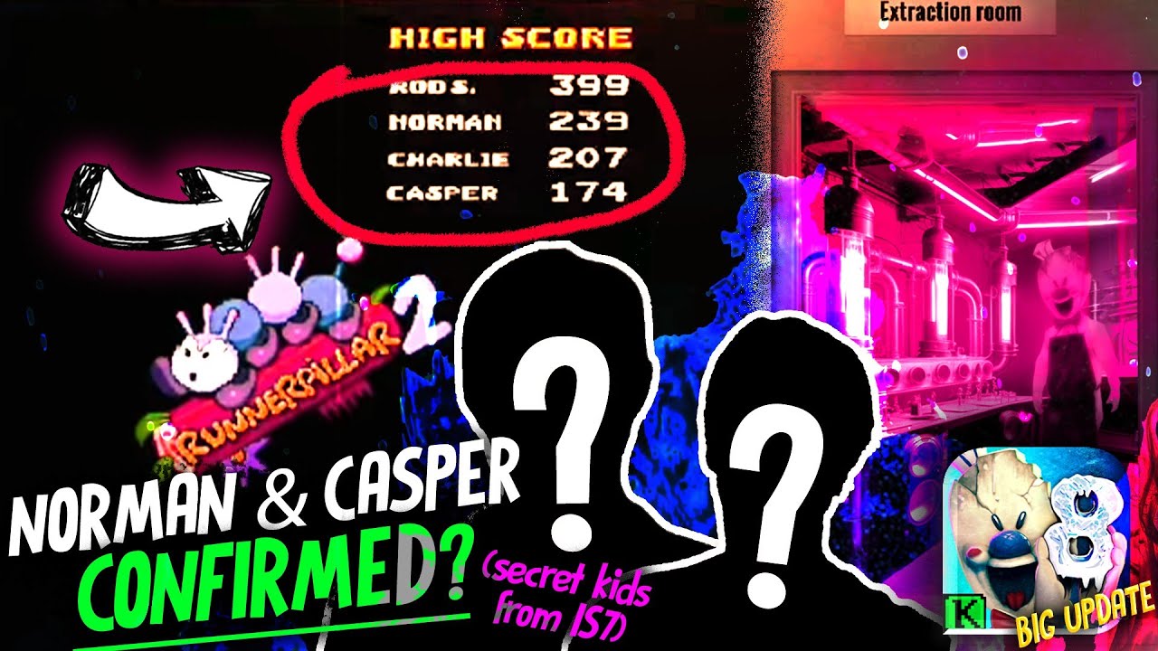 NORMAN & CASPER kidnapped inside the PINK ROOM!📍🤯 ( ICE SCREAM 8 🍧 ...