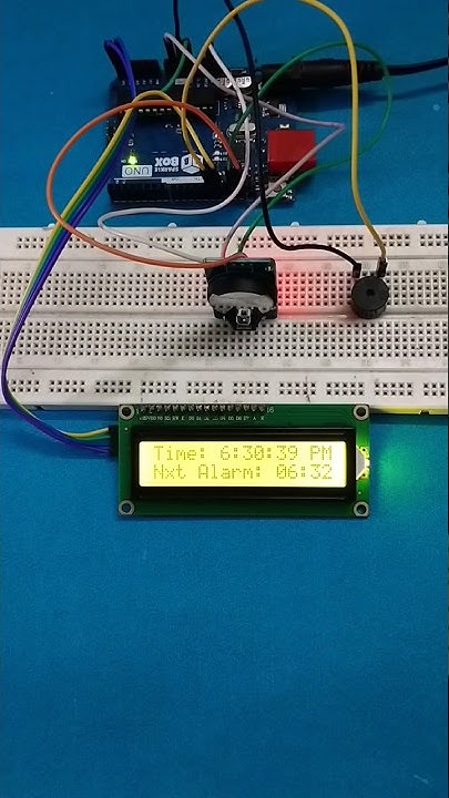 Arduino Alarm Clock with LCD Display #shorts - YouTube