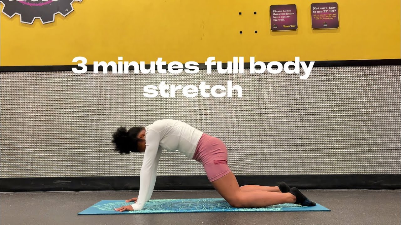 3 minutes full body stretch, follow along and leave your comments on ...