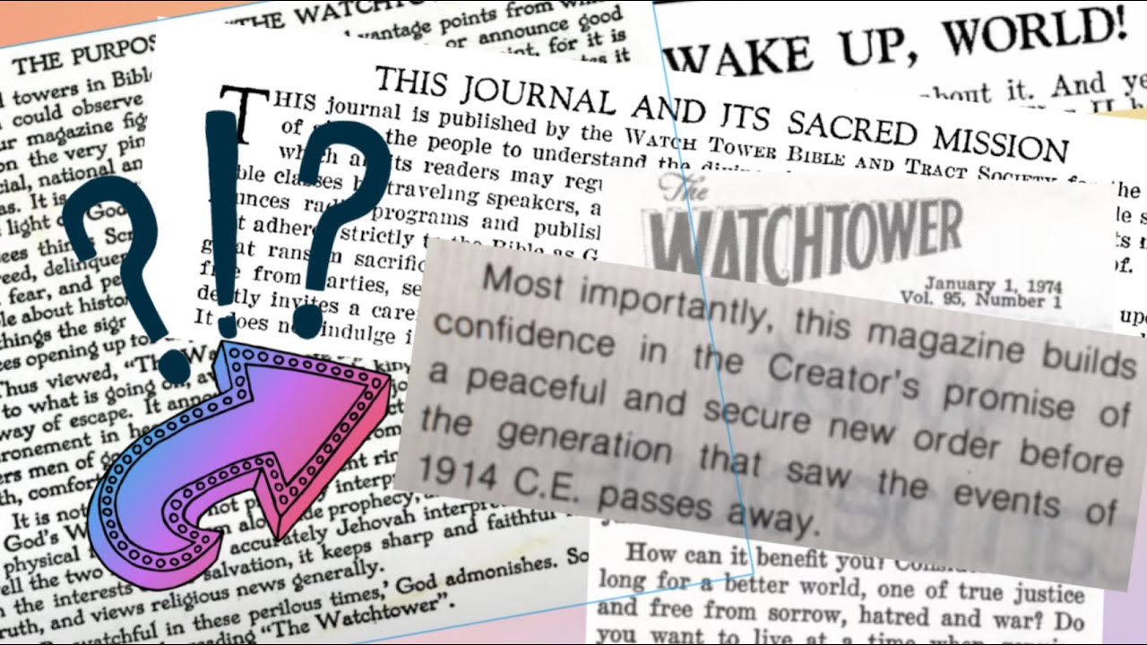 The Evolution of the Watchtower and Awake Mission Statements - YouTube