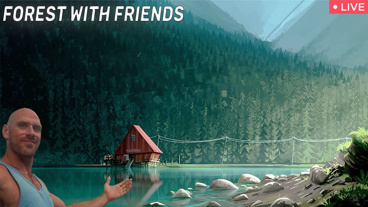 Building & Exploring in The Forest with Friends - YouTube