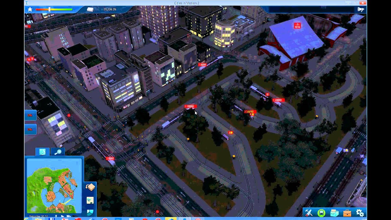 Cities in Motion 2 big terminal station - YouTube