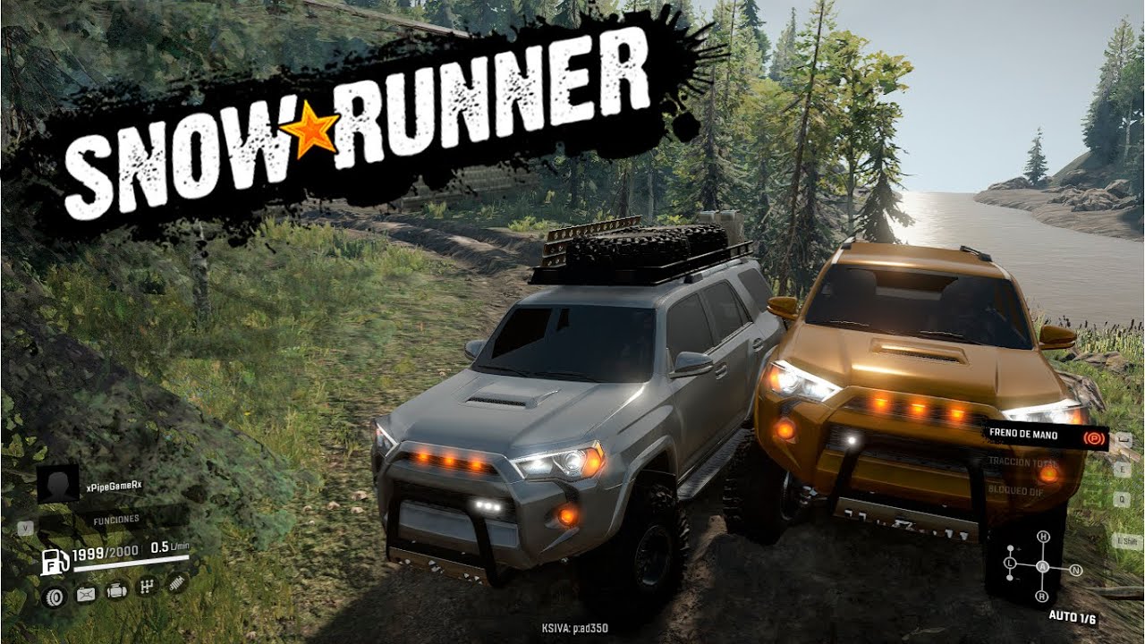 LA TOYOTA 4RUNNER ES TREMENDA!! || SNOW RUNNER TOYOTA 4RUNNER - YouTube