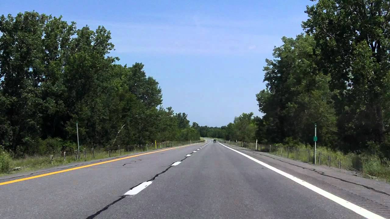 Adirondack Northway (Interstate 87 Exits 33 to 35) northbound - YouTube