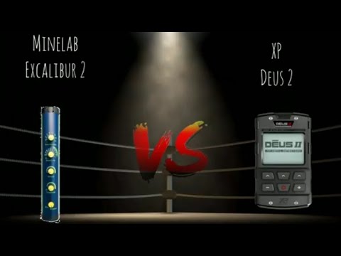 XP Deus 2 VS Minelab Excalibur 2 - YouTube