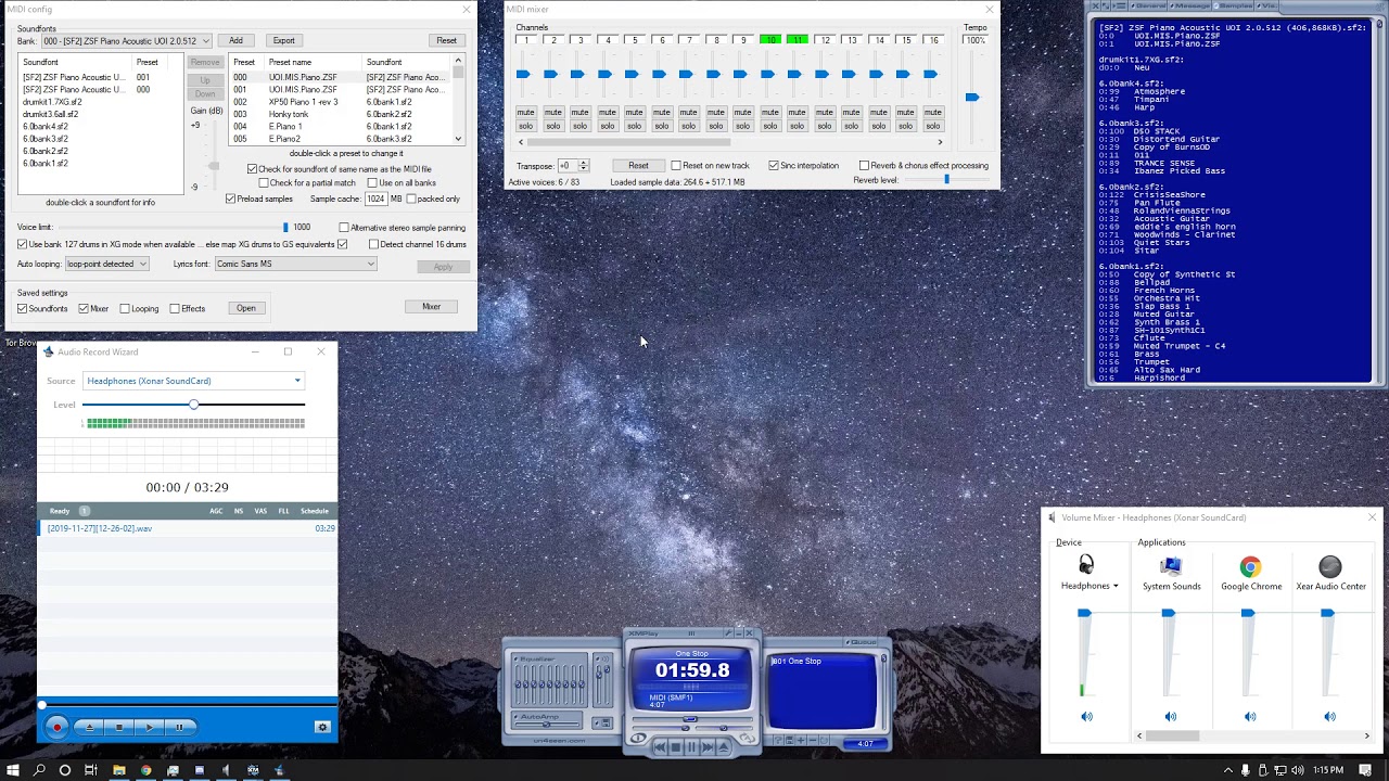 One Stop - Microsoft Windows MIDI Track - YouTube
