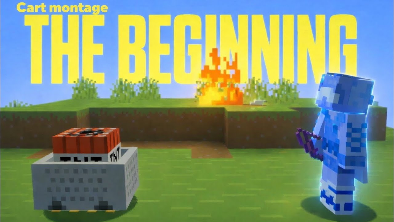 Minecraft Cart PVP Montage - YouTube