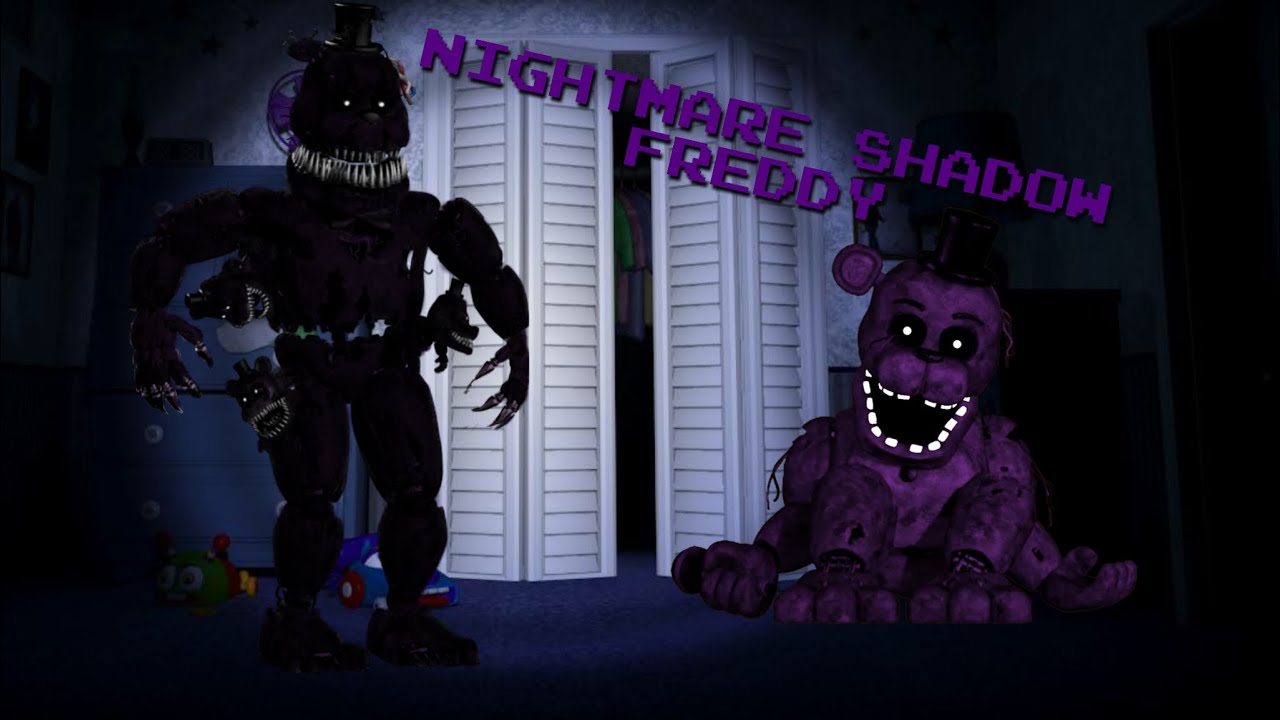 FNAF 4 SPEED EDIT - NIGHTMARE SHADOW FREDDY - YouTube