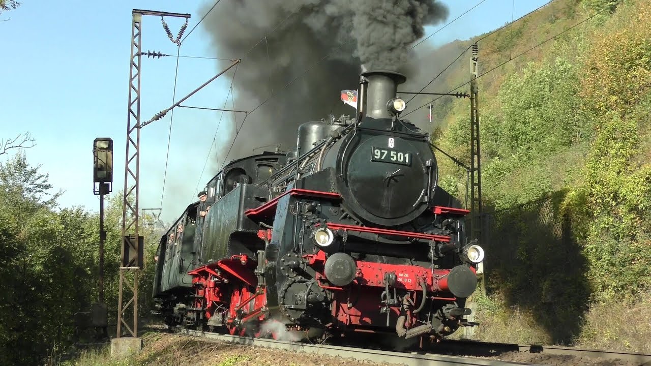 97 501 & 58 311 auf der schwäbischen Alb (HD) - YouTube