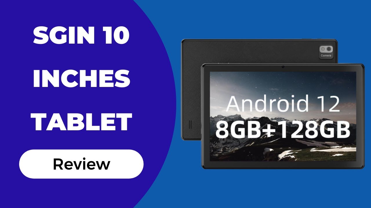 SGIN 10 Inches Tablet: A Powerful Android 12 Companion Review - YouTube