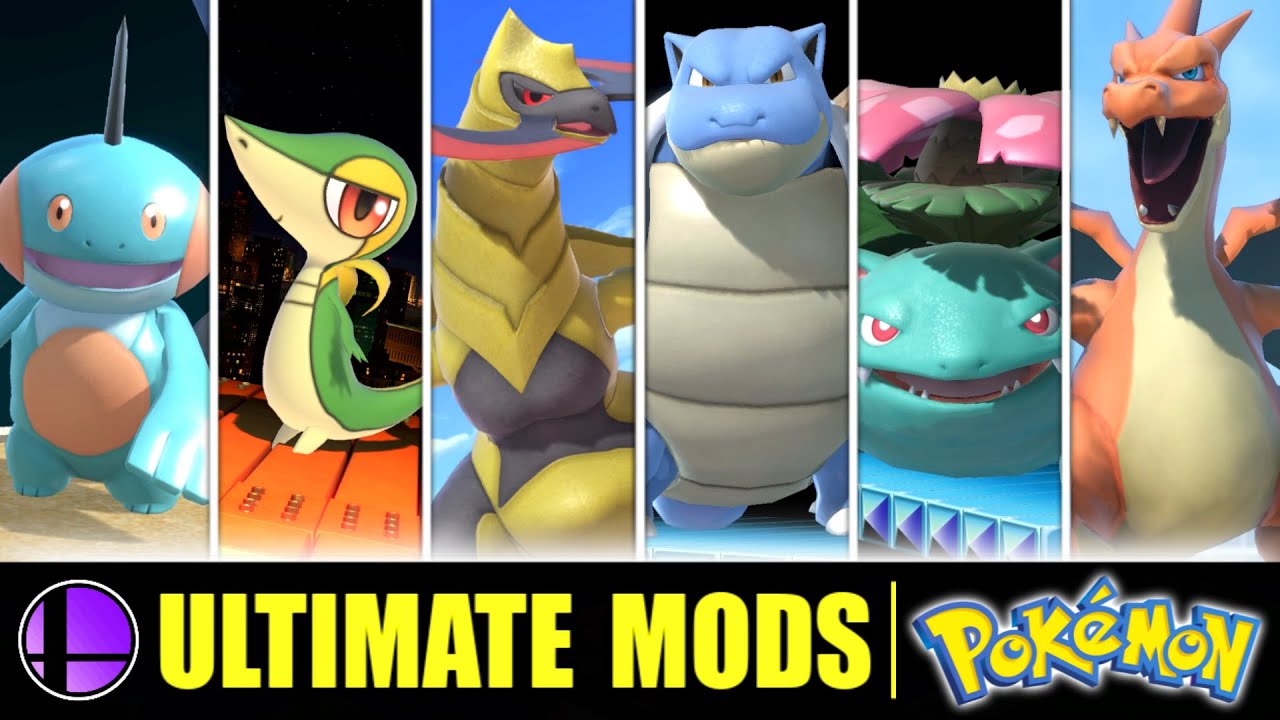 Pokemon Mods in SMASH ULTIMATE! (Part 19) - YouTube