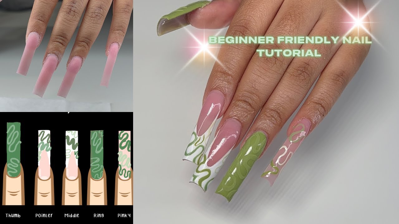 How to do Winter acrylic nails| Full nail tutorial for beginners ft ...