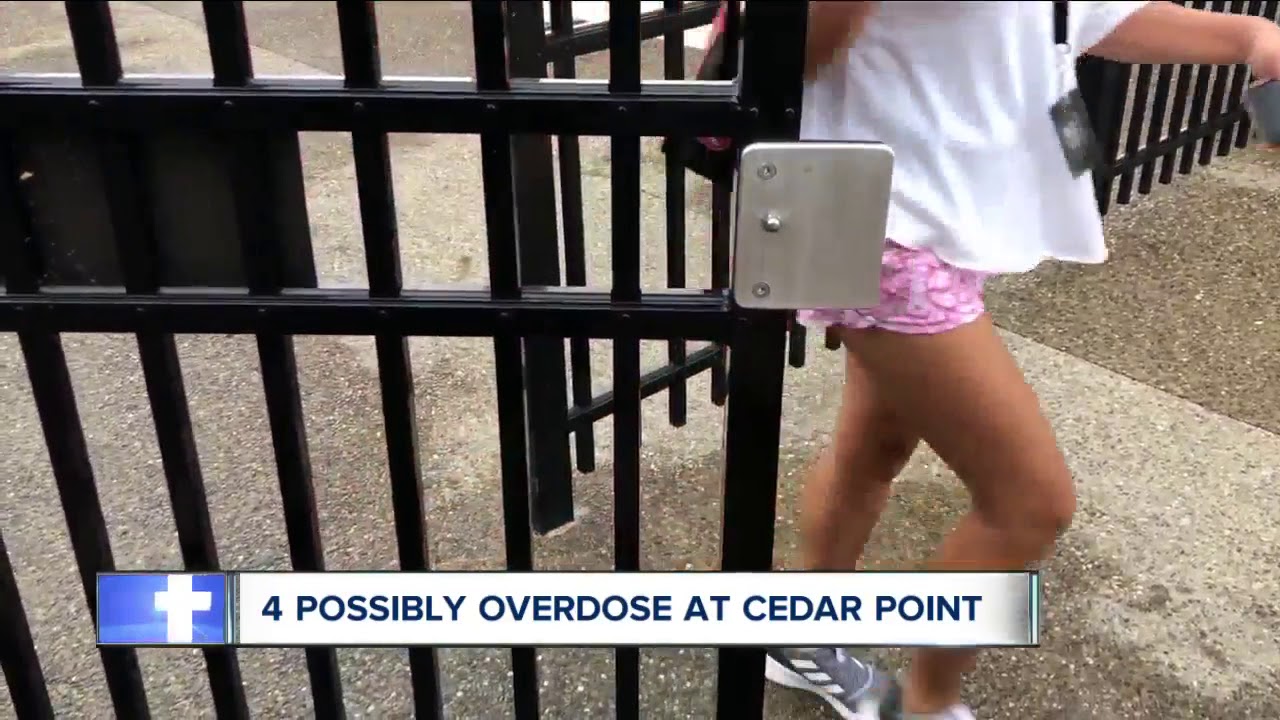 4 people apparently overdose at Cedar Point, police say - YouTube
