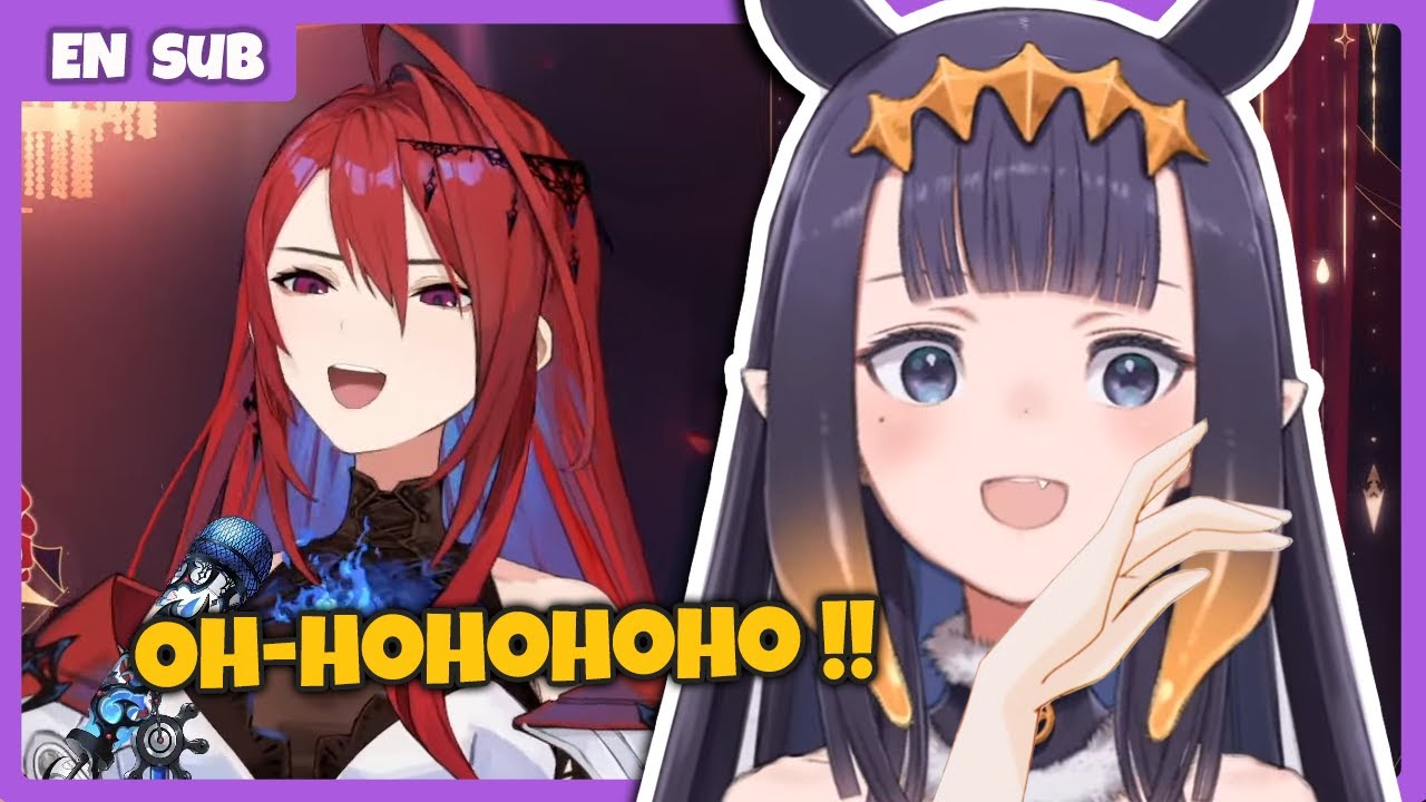 Ina tries to imitate Elizabeth Ojousama laugh【Hololive EN Sub】 - YouTube