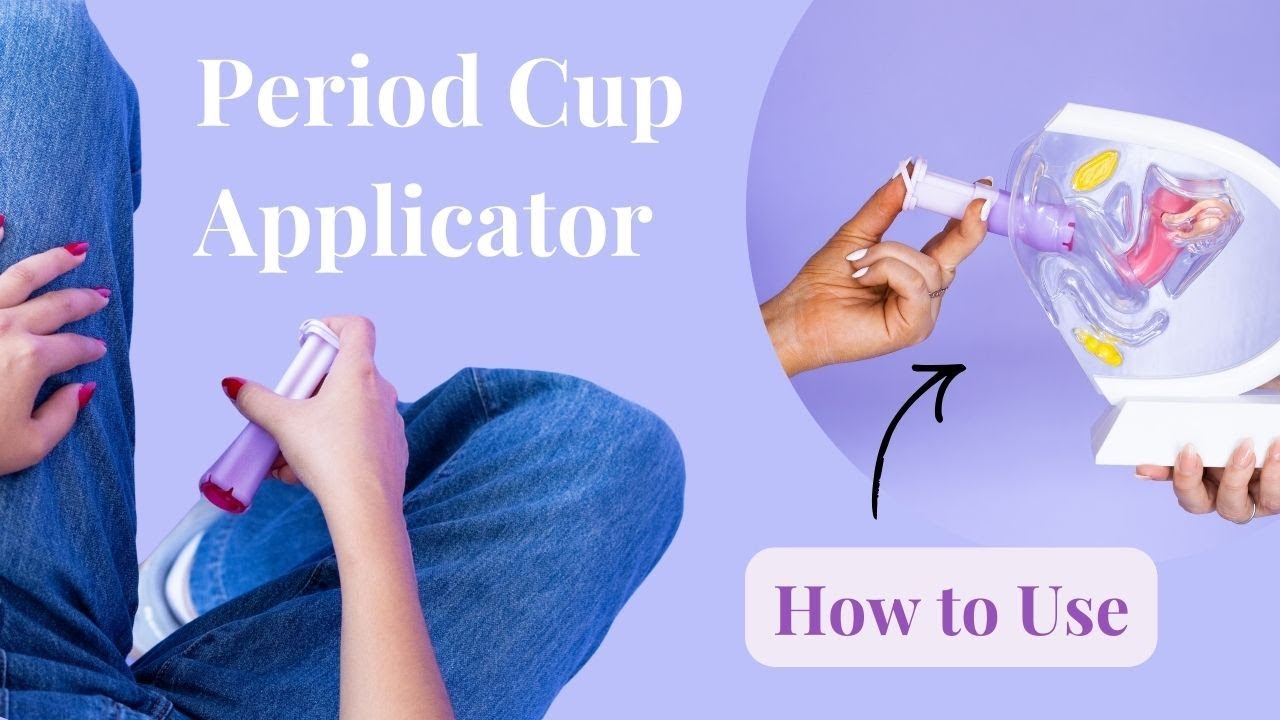 How to Use the Pixie Cup Applicator - easier menstrual cup insertion ...
