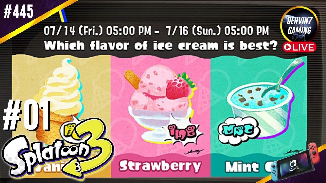 [🔴LIVE] Lets Gooo! Team STRAWBERRY Splatfest [#01] | Splatoon 3 - YouTube