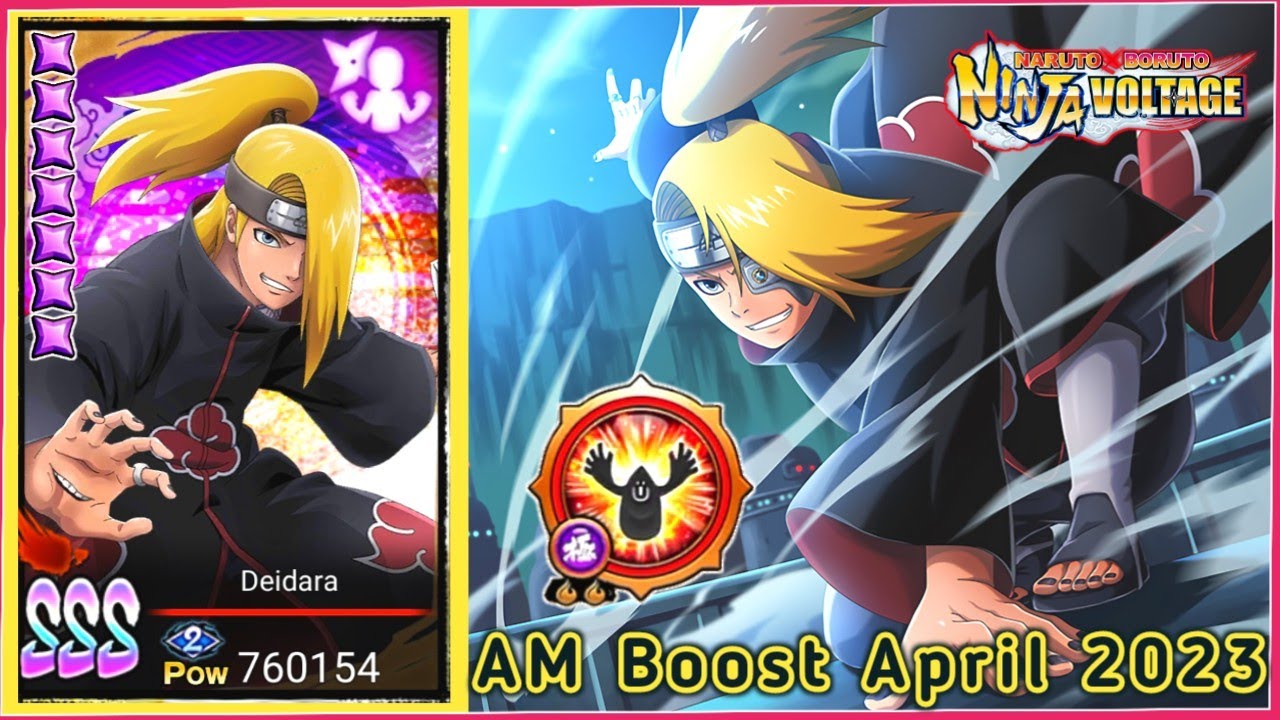Deidara (AM Boost April 2023) SOLO Attack Mission || Naruto X Boruto ...