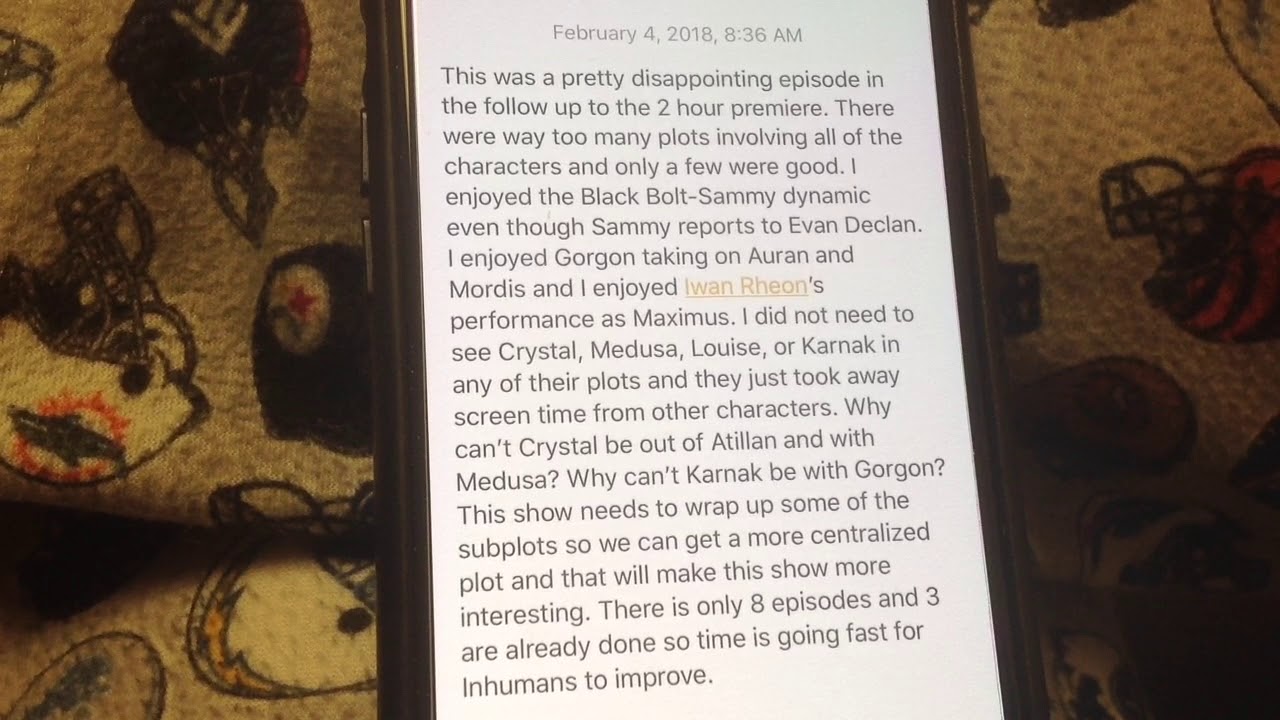 Inhumans Season 1 Episode 3 Review - YouTube