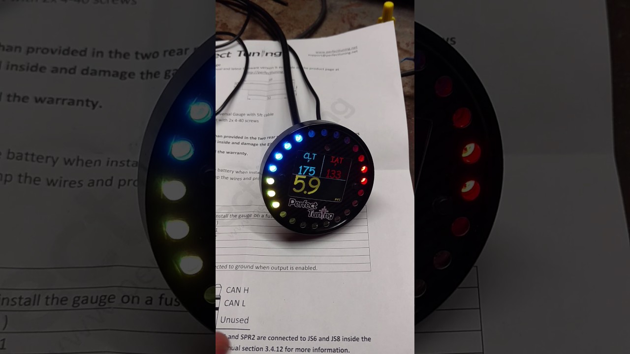 Perfect Tuning CAN Gauge - YouTube