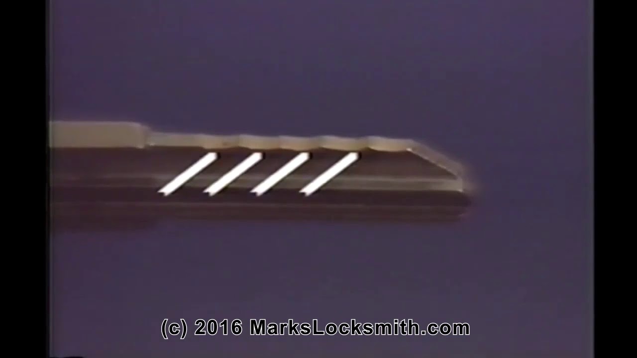 How to Impression a Key: Impressioning A Wafer Tumbler Cam Lock - YouTube