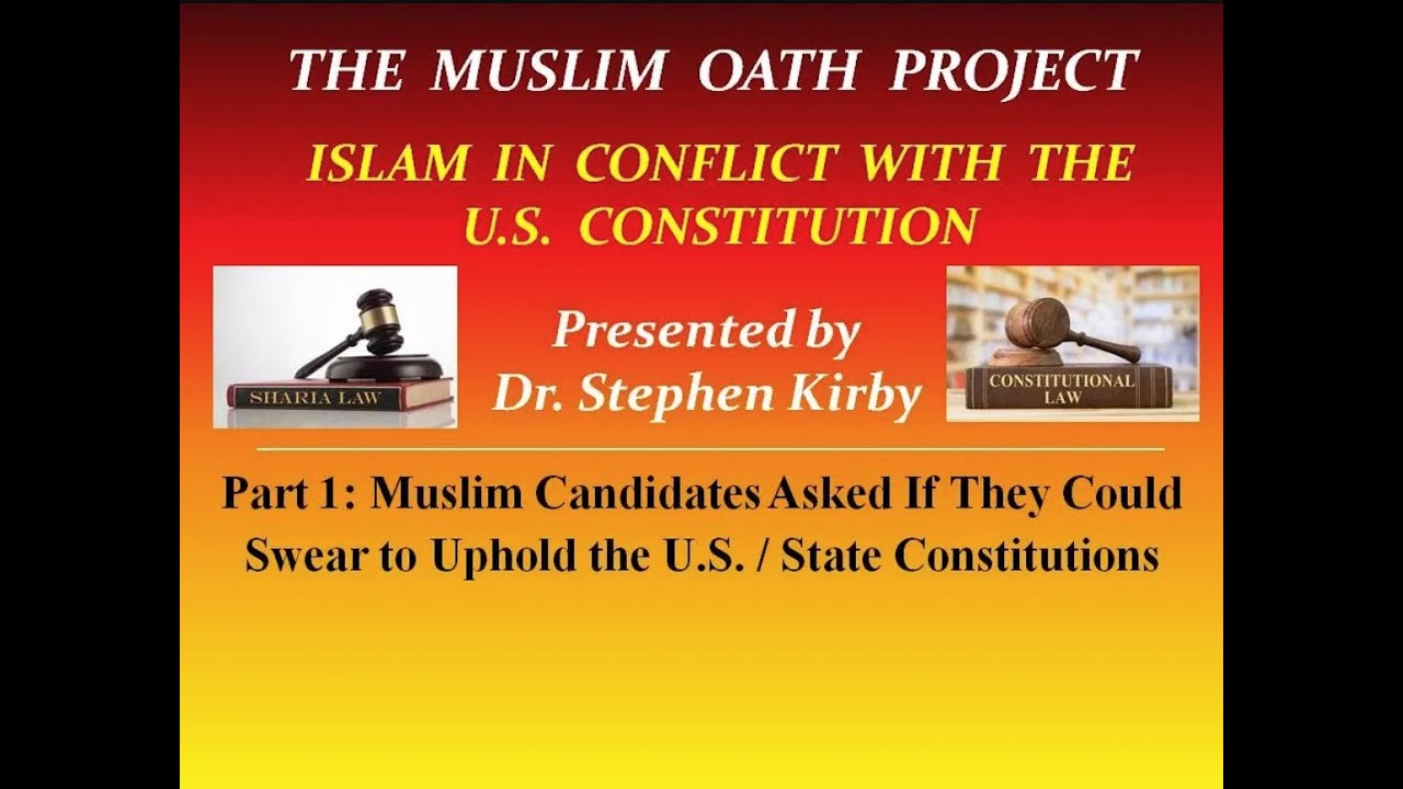 The Muslim Oath Project with Dr Stephen Kirby Muslim Cand , Can They ...