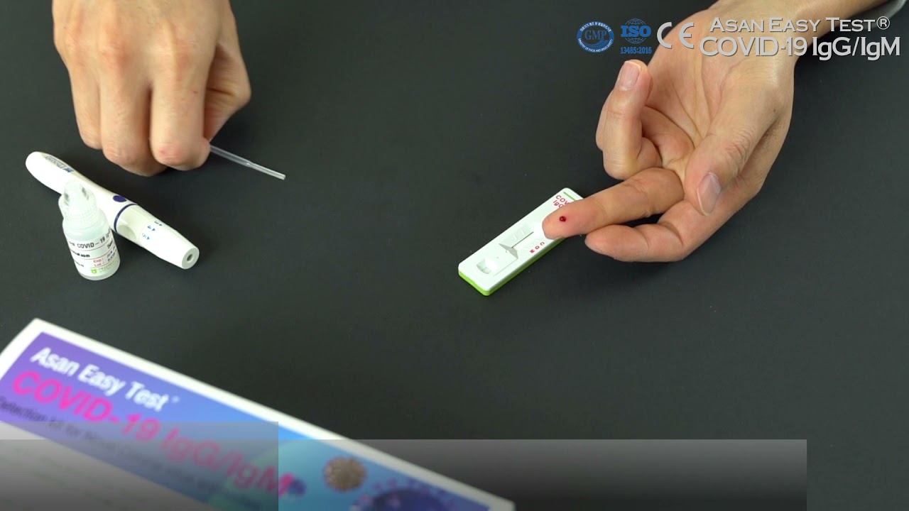 Asan Easy Test COVID-19 lgG/lgM Demonstration Video - YouTube