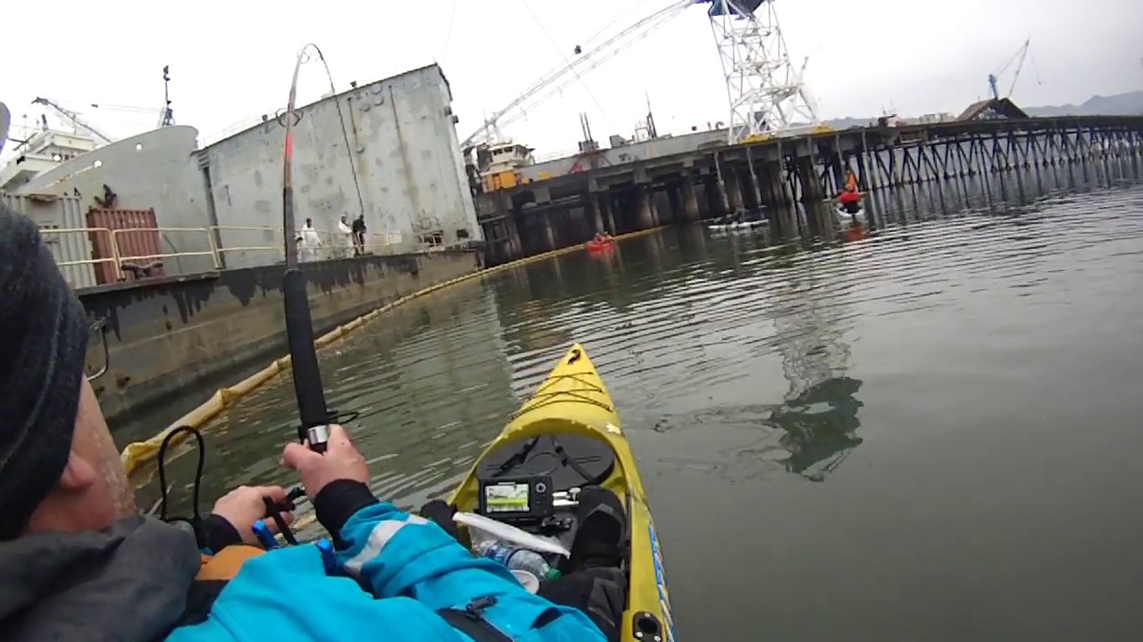 Overboard in 40 degree water - YouTube