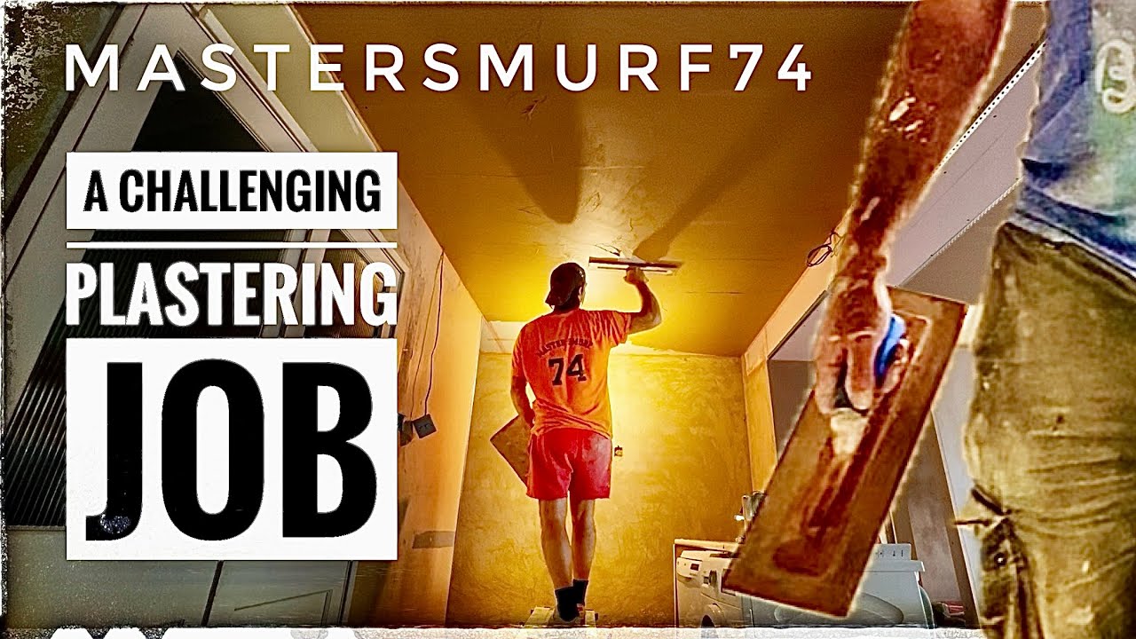 A CHALLENGING PLASTERING JOB - YouTube