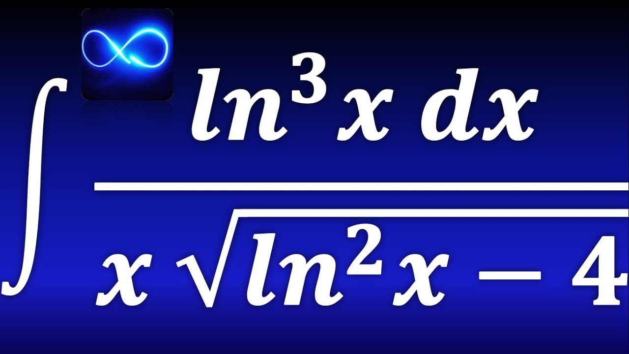 Integral con logaritmo natural al cuadrado y al cubo y raíz cuadrada ...