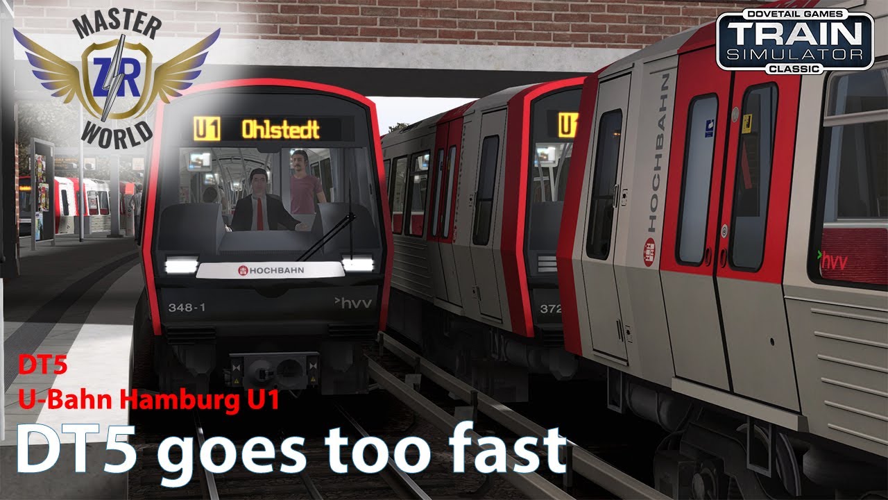 U1 Norderstedt Mitte to Ohlstedt - U-Bahn Hamburg U1 - DT5 - Train ...