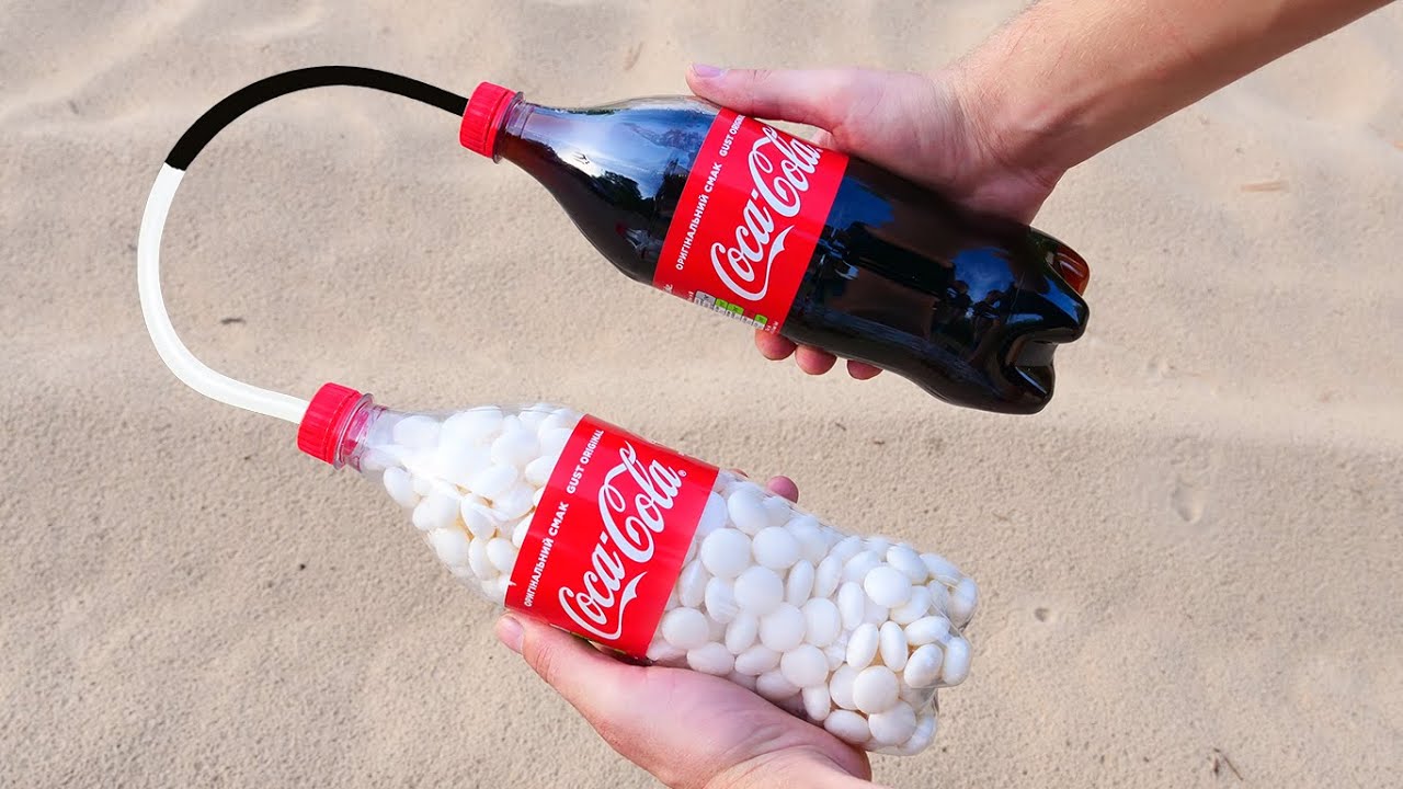 Experiment: Coca Cola vs Mentos! - YouTube