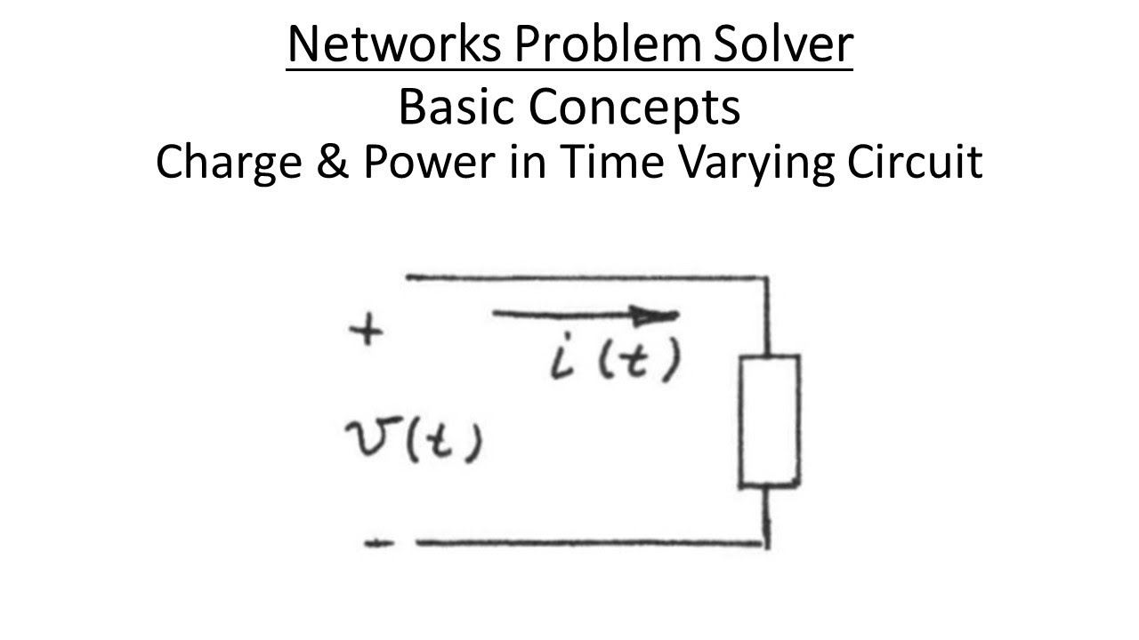 Networks Problem Solver: Basic Concepts - Charge & Power in Time ...