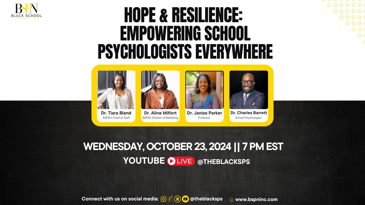 Hope & Resilience: Empowering School Psychologists Everywhere - YouTube