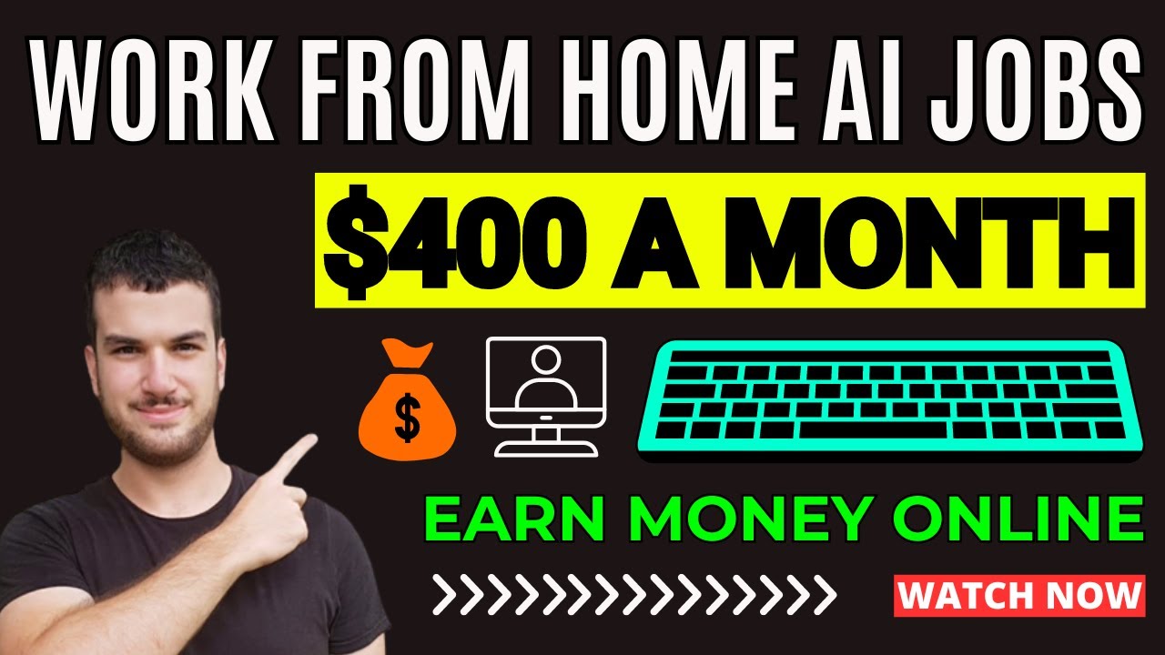 Work From Home A.I. Jobs - Earn Money Online With A.I. Training Jobs ...