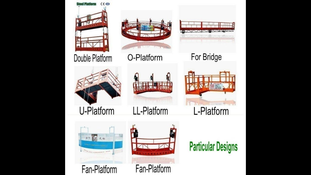 U Shape Suspended Platform,L Shape Electric Scaffold,Round Circle Rope ...